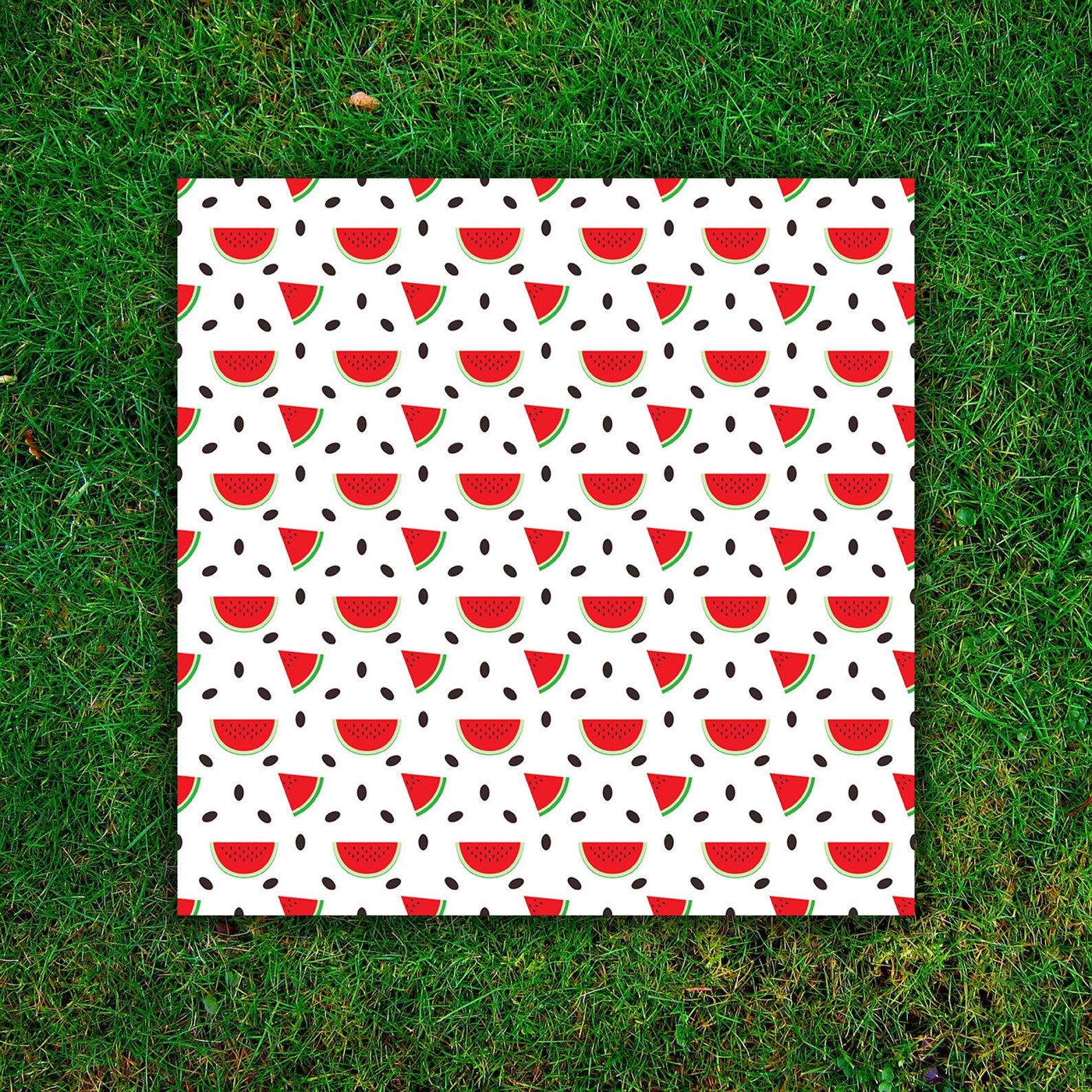 Watermelon Digital Paper, Watermelon Clipart, Fruits, Polka Dot ...