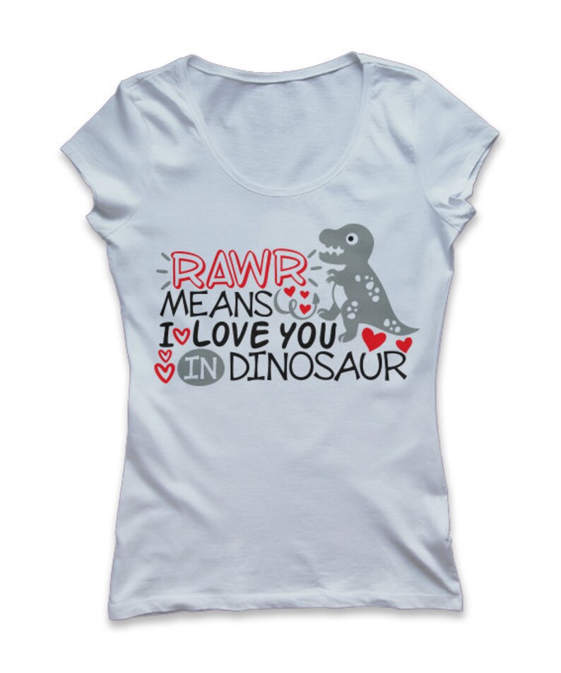 Rawr Means I Love You in Dinosaur Svg Valentines Day Svg - Etsy