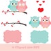 Owls Lovers Digital Paper Owls Digital Paper Owls Clipart - Etsy
