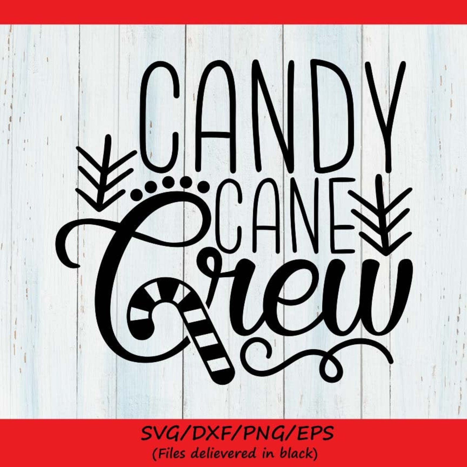 Candy Cane Crew Svg Christmas Svg Candycane Svg Holidays - Etsy