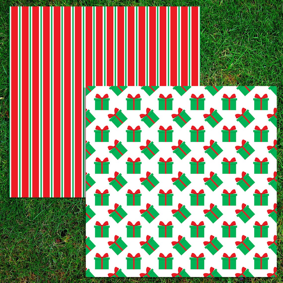 Santa Digital Paper Santa Clipart Christmas Digital Paper | Etsy