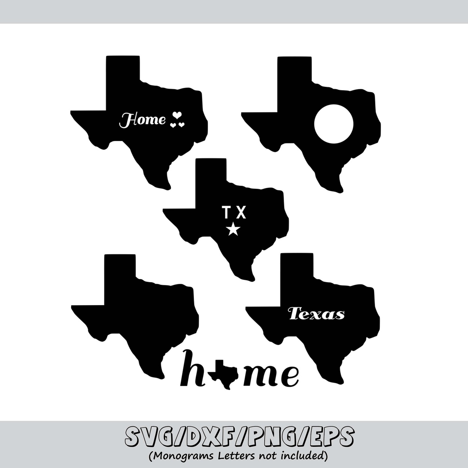 Texas SVG Texas Svg Monogram Texas Svg File Texas - Etsy