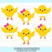 Easter Chick Monogram Svg, Easter Svg, Kids Easter Svg, Easter Egg Svg ...