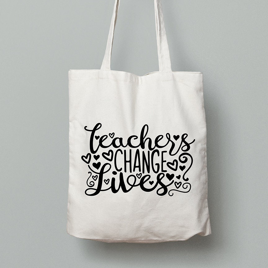 Teachers Change Lives Svg Back to School Svg Teacher - Etsy
