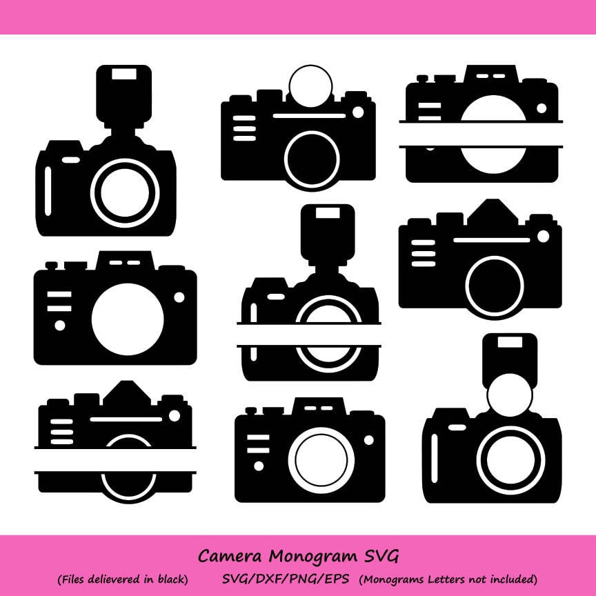 Camera Svg Camera Monogram Svg Photography Svg Photography - Etsy