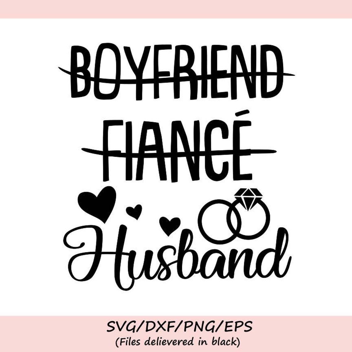 Boyfriend Fiance Husband SVG Wedding Svg Hubby Svg Groom | Etsy