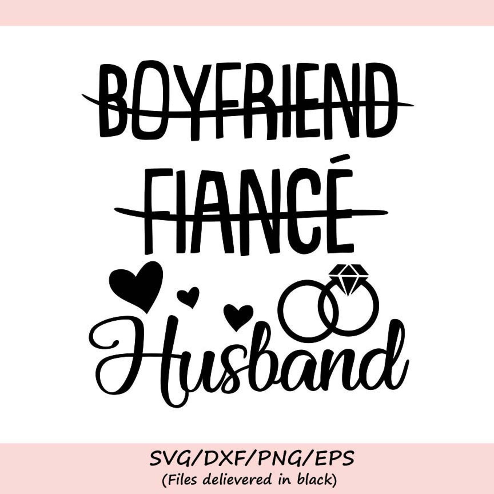 Boyfriend Fiance Husband SVG Wedding Svg Hubby Svg Groom | Etsy