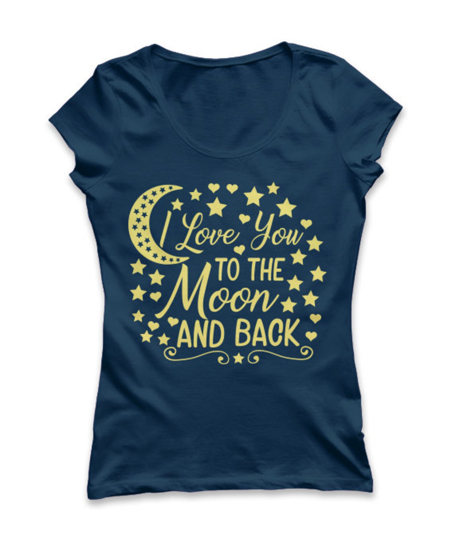 I Love You to the Moon and Back Svg Valentines Day Svg Love - Etsy