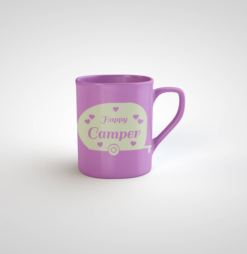 Camper SVG Cut Files Camper Monogram SVG Happy Camper SVG - Etsy