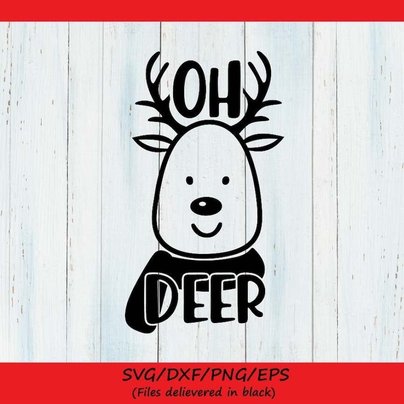 Oh Deer Svg Christmas Svg Deer Svg Reindeer Svg Winter | Etsy