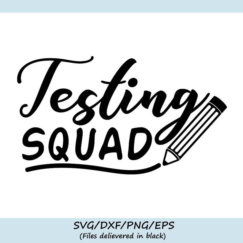 Testing Squad Svg Teacher Svg Teacher Life Svg Teaching - Etsy