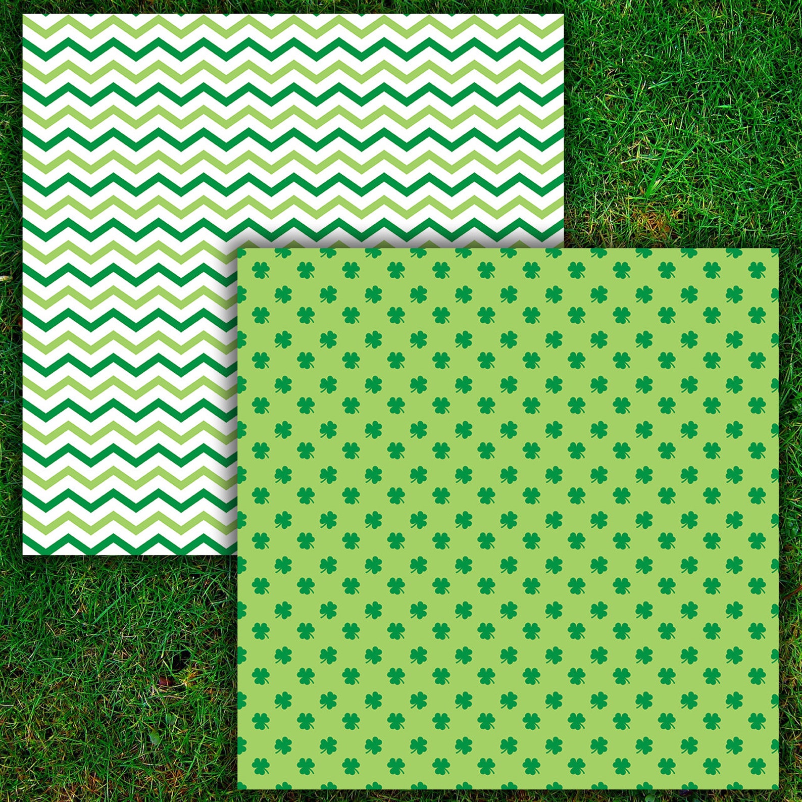 St. Patrick's Digital Paper St. Patrick's Clipart | Etsy