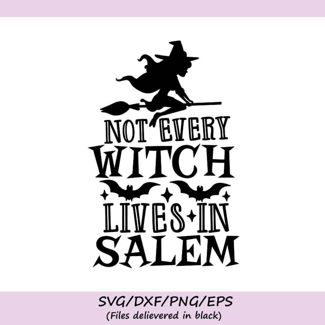 Not Every Witch Lives in Salem Svg Halloween Svg Witch Svg | Etsy