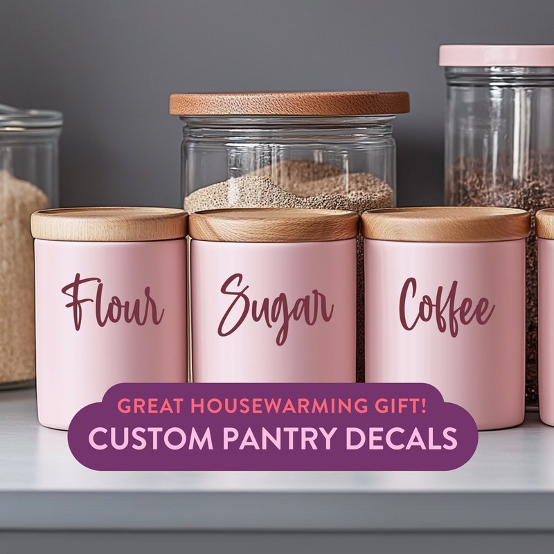 Canister Decal - Etsy