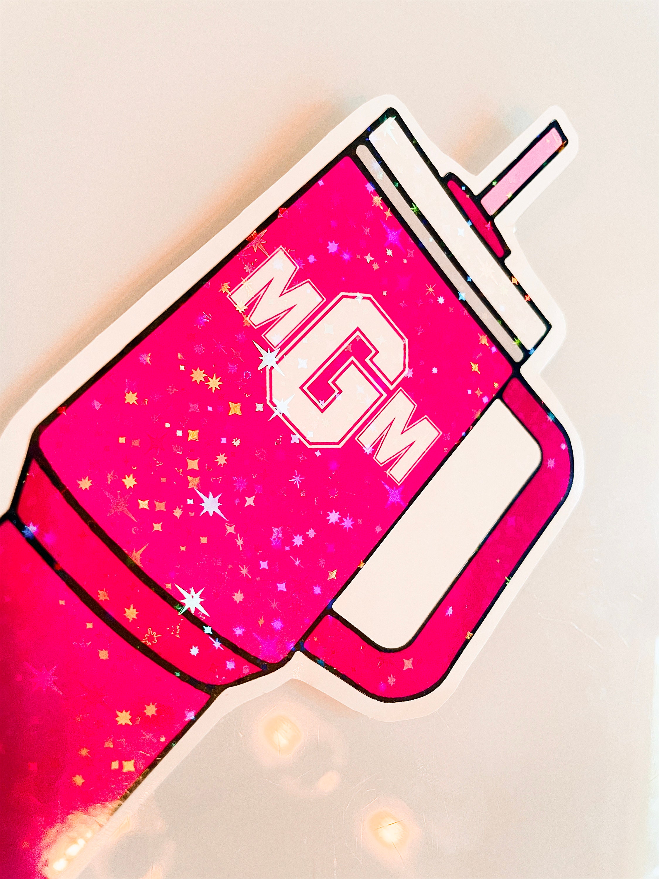 40 Oz Stanley Tumbler Sticker With Monogram Decal for Laptop ...