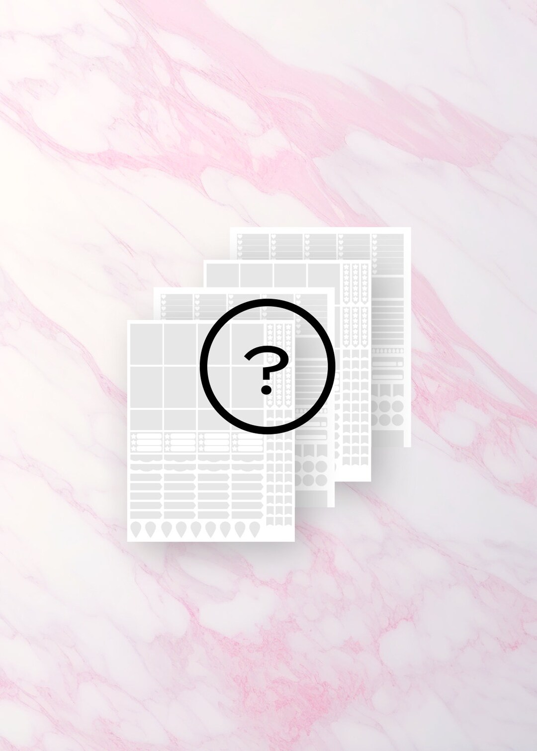 Custom Planner Sticker Gift Set Professionally Designed Sticker Set ...