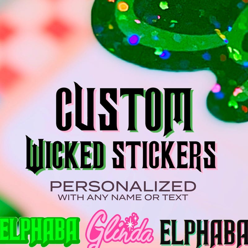 Wicked Stickers - Etsy