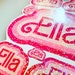 Pink Name Vinyl Decal Pink Retro 90s Aesthetic Birthday Bachelorette ...