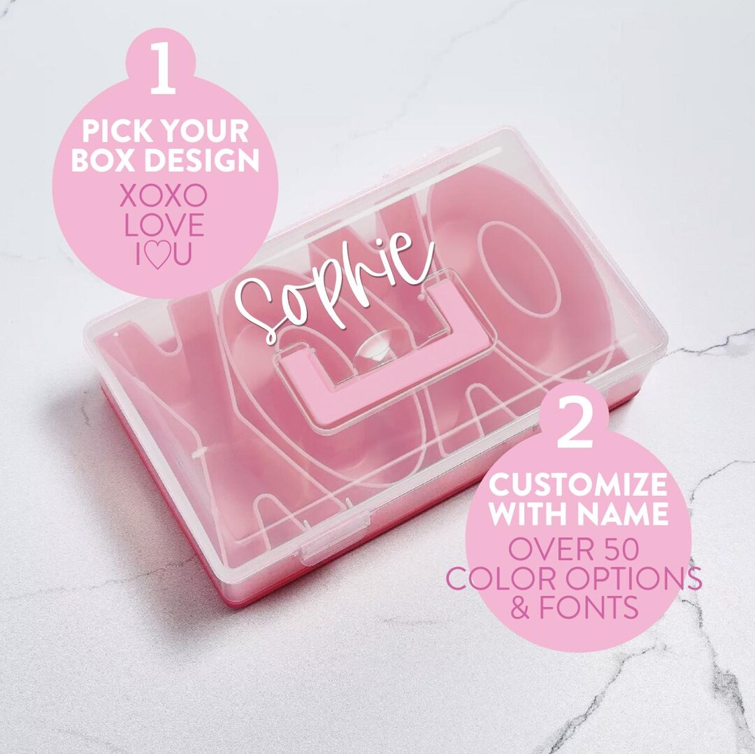 Personalized I Love You Snackle Gift Box With Name Decal With I Love ...