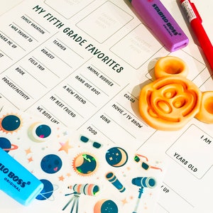 Kids Milestone Box Printable Page Inserts for Kids File Box Printable ...