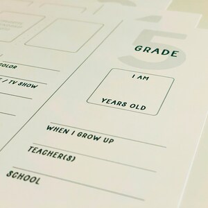 Kids Milestone Box Printable Page Inserts for Kids File Box Printable ...