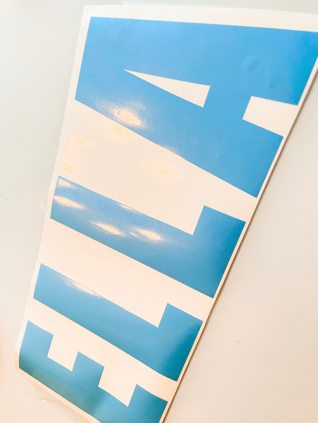ELLA Baby Blue Decal Ready to Ship Custom Vinyl Name Decal Travel ...