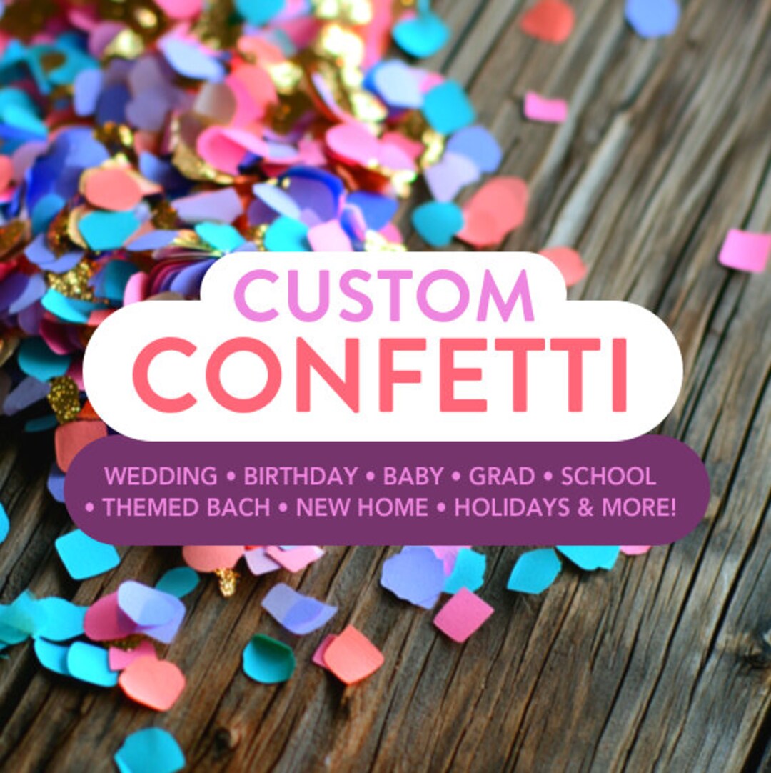 Custom Confetti Set Party Favor Decor Bachelorette Swiftie Eras ...