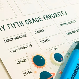 Kids Milestone Box Printable Page Inserts for Kids File Box Printable ...