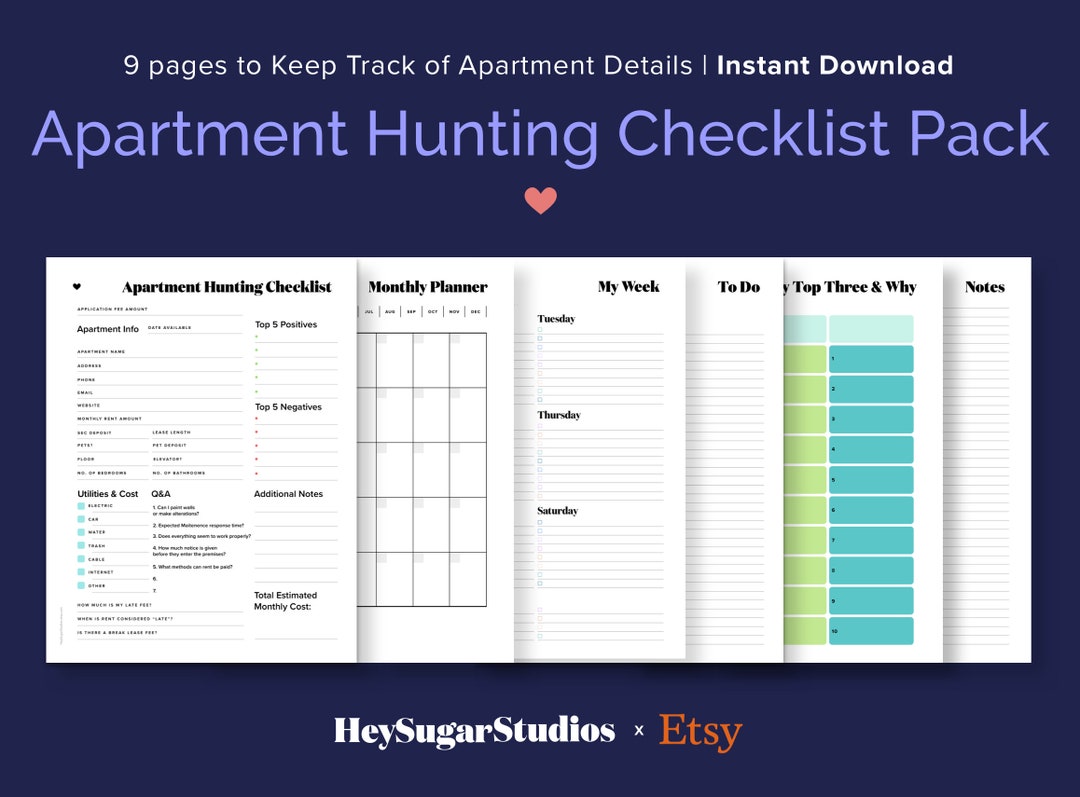 The Ultimate Apartment Hunting Checklist: Find Your Dream Rental With ...