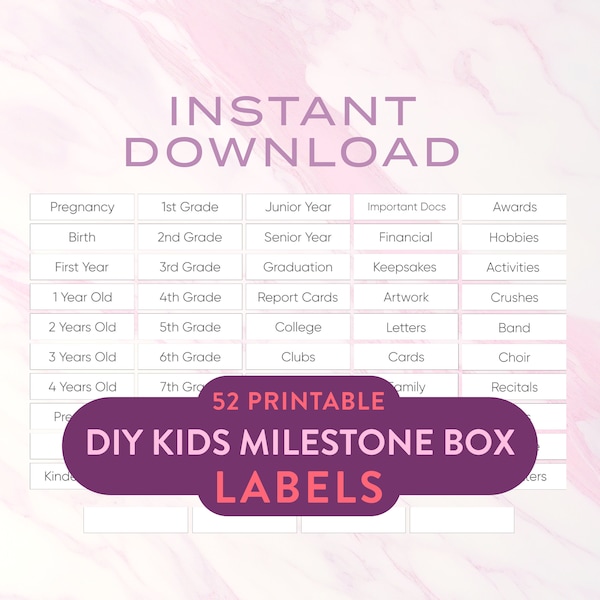 Printable File Labels - Etsy