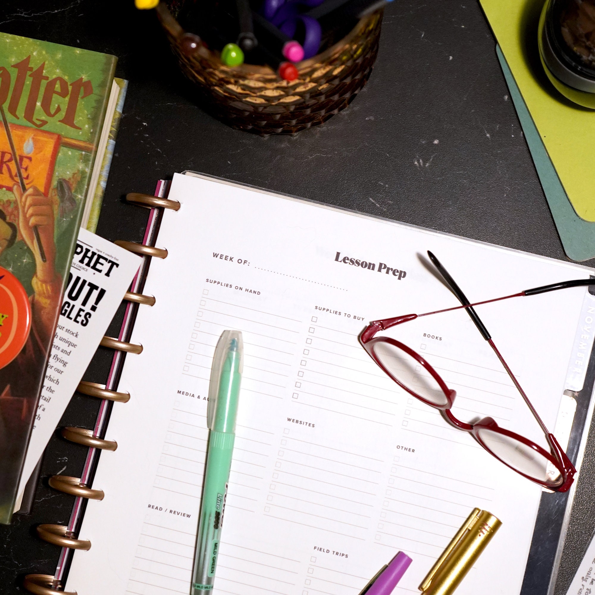 Lesson Planner Pack Teacher Planning Printables Homeschool - Etsy