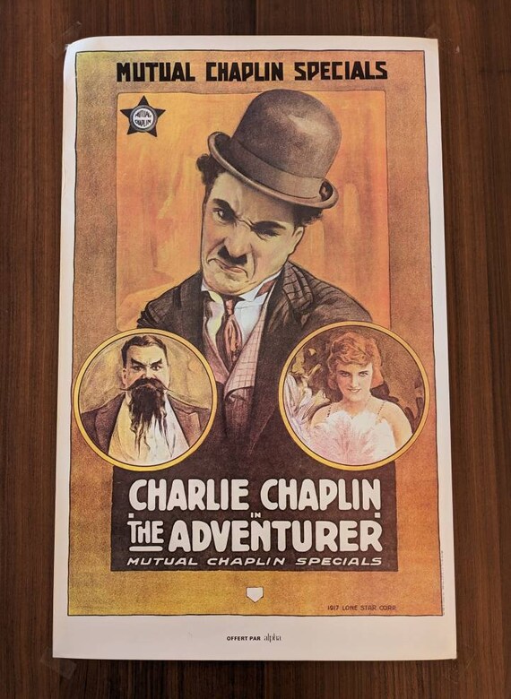 Vintage Charlie Chaplin Poster
