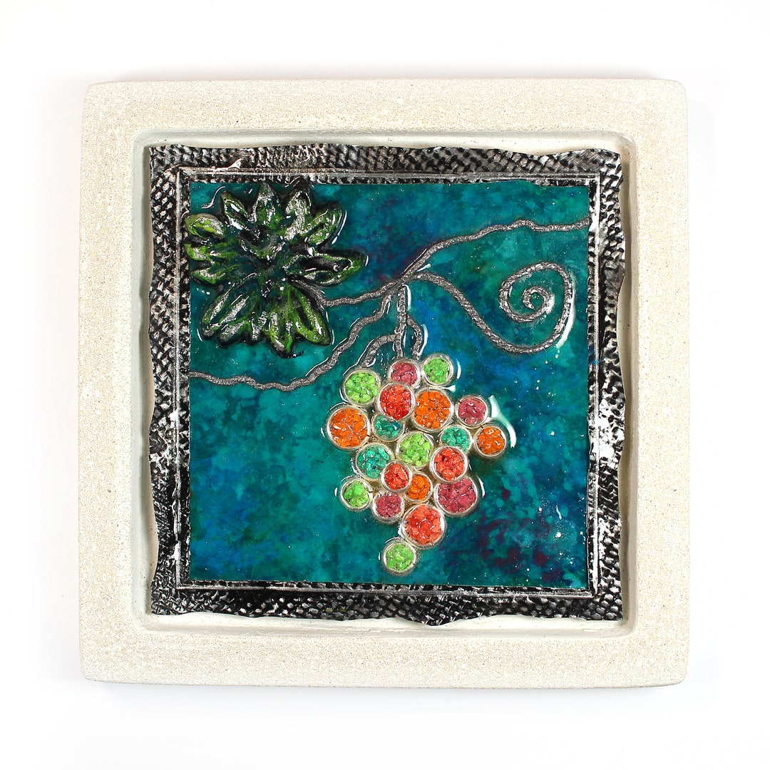 Uvas - Cuadro para colgar en la pared - Decoración de arte israelí ...