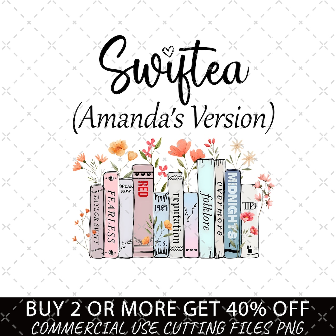 Swiftea Custom Png, Gift for Music Lover, Taylors Books, Gift for Her ...