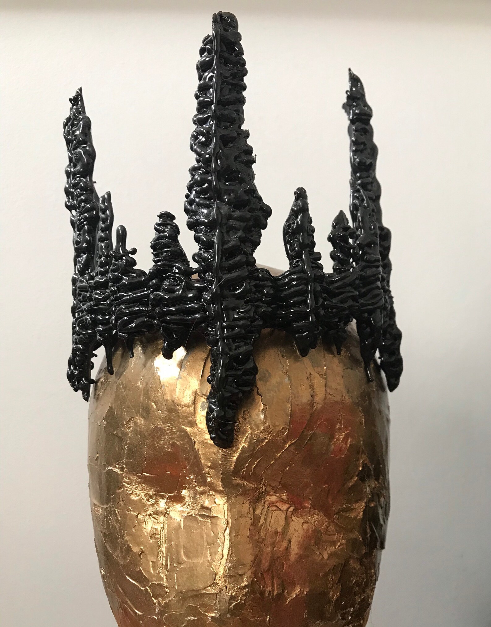 Alien Crown Headdress Exoskeleton Crown Black Crown Cosplay - Etsy