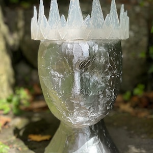 Ice Crown Headdress: Handcrafted Plastic Ice Queen/king Costume Prop - Etsy