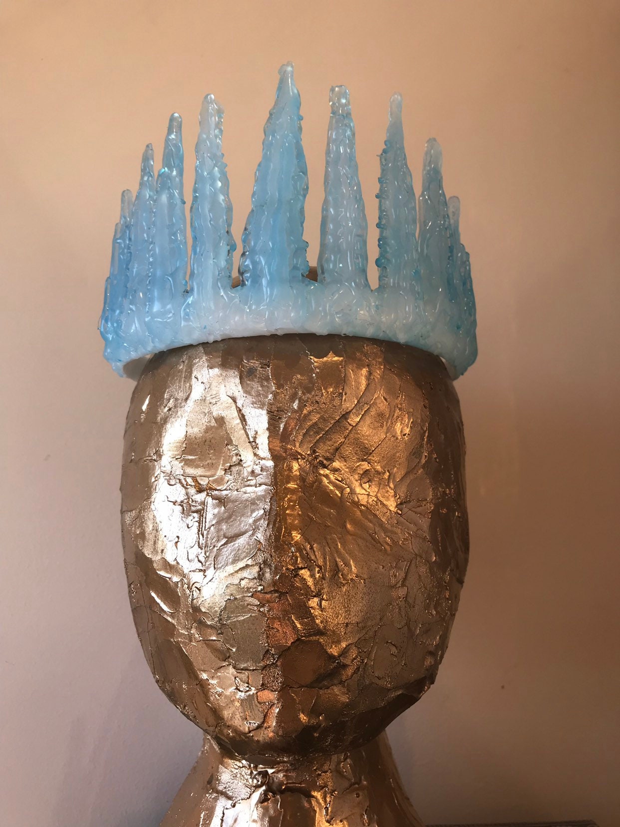 Blue Ice Crown Blue Ice Queen Crown Blue Ice King Crown - Etsy