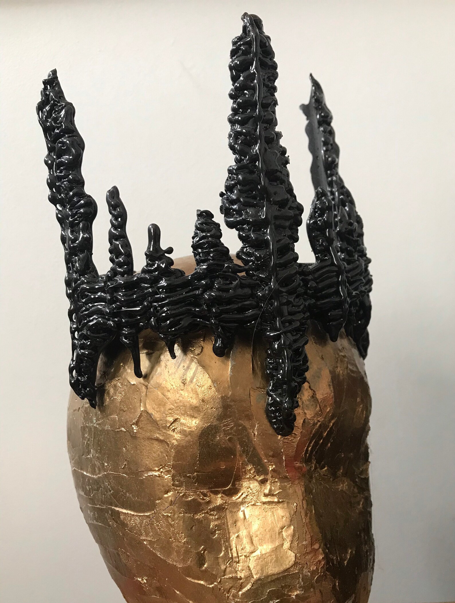 Alien Crown Headdress Exoskeleton Crown Black Crown Cosplay - Etsy