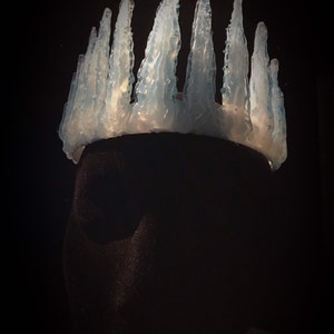 Blue Ice Crown, Blue Ice Queen Crown, Blue Ice King Crown, Frozen Crown ...