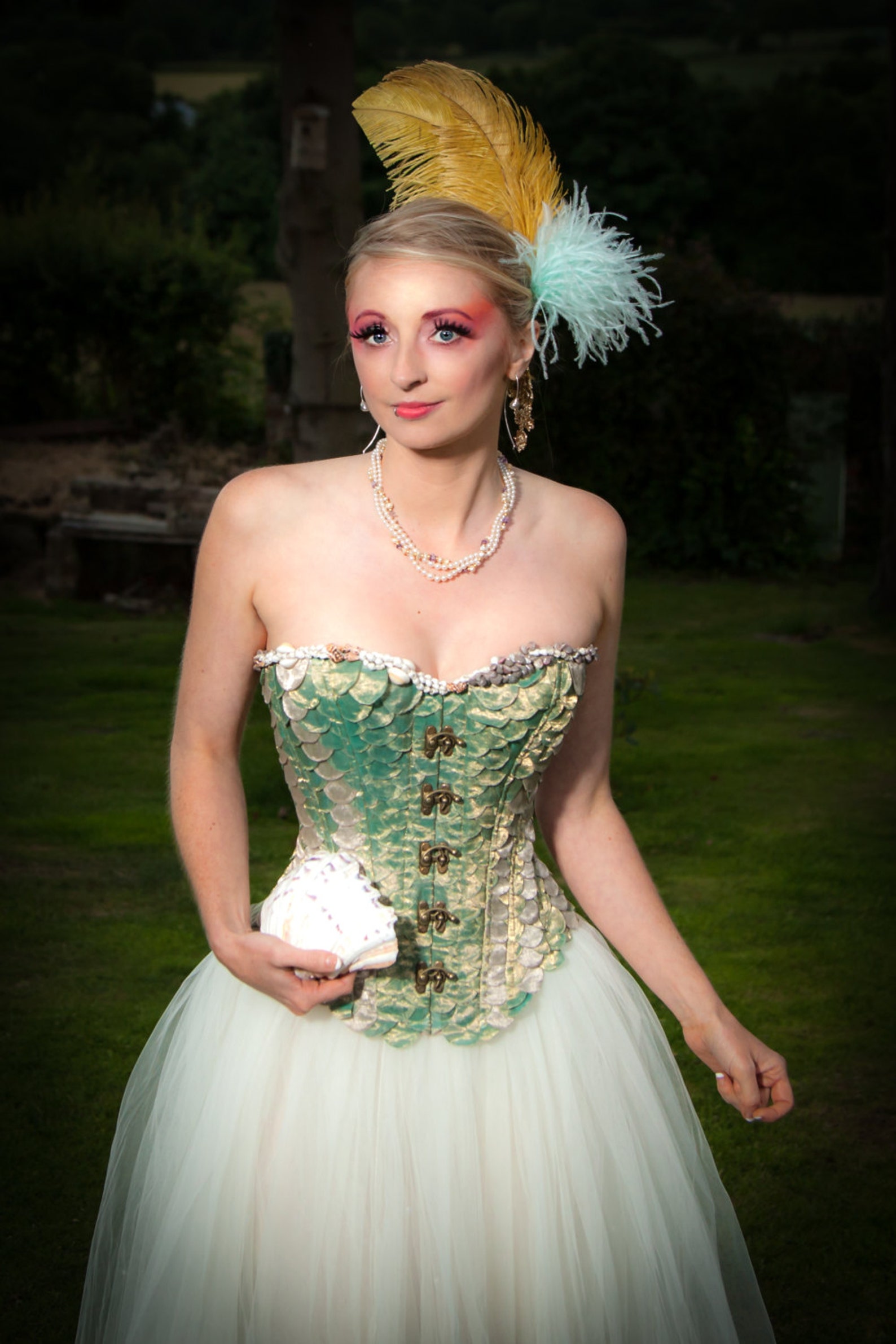 La Sirène the Mermaid Corset Mermaid Corset Mermaid Scale - Etsy