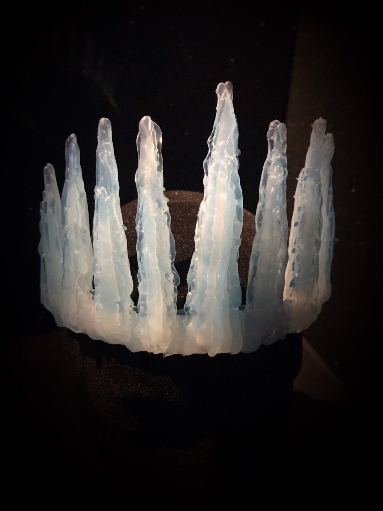 Blue Ice Crown Blue Ice Queen Crown Blue Ice King Crown - Etsy