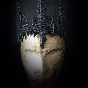 Alien Crown Headdress Exoskeleton Crown Black Crown Cosplay | Etsy