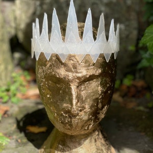 Ice Crown Headdress, Ice Queen Crown Headdress, Ice King Crown ...