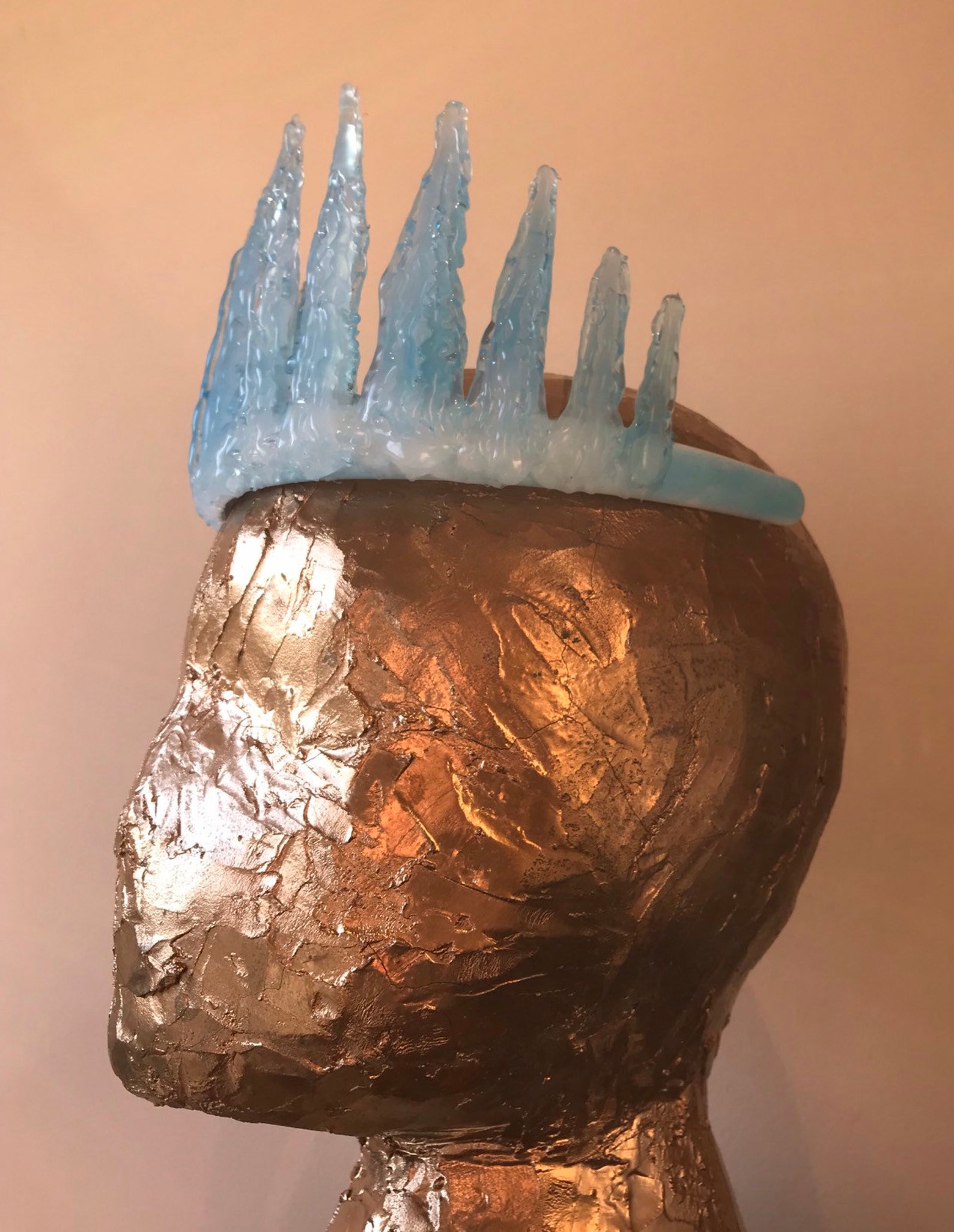 Blue Ice Crown Blue Ice Queen Crown Blue Ice King Crown - Etsy