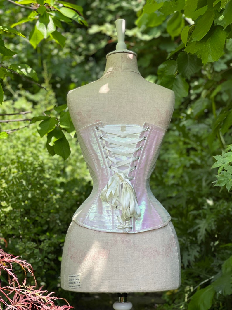 Moonlit Mermaid Corset Bridal Corset Iridescent Mermaid - Etsy