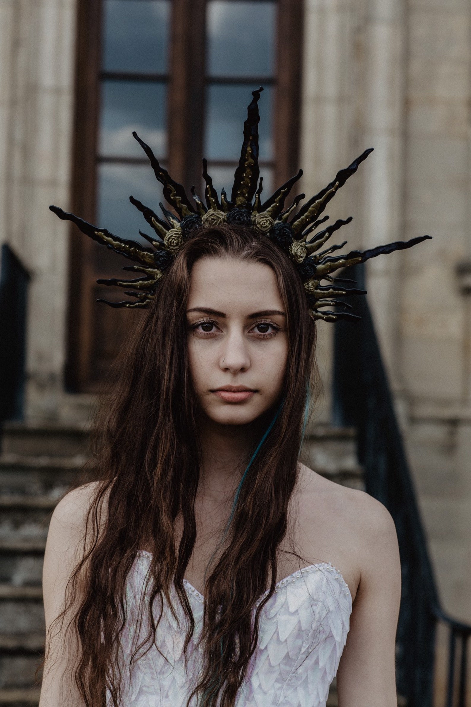 Black Sun Halo Headdress - Etsy