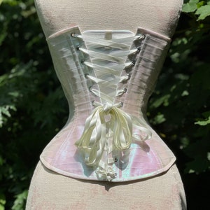 Moonlit Mermaid Corset, Bridal Corset, Iridescent Mermaid Scale Corset ...