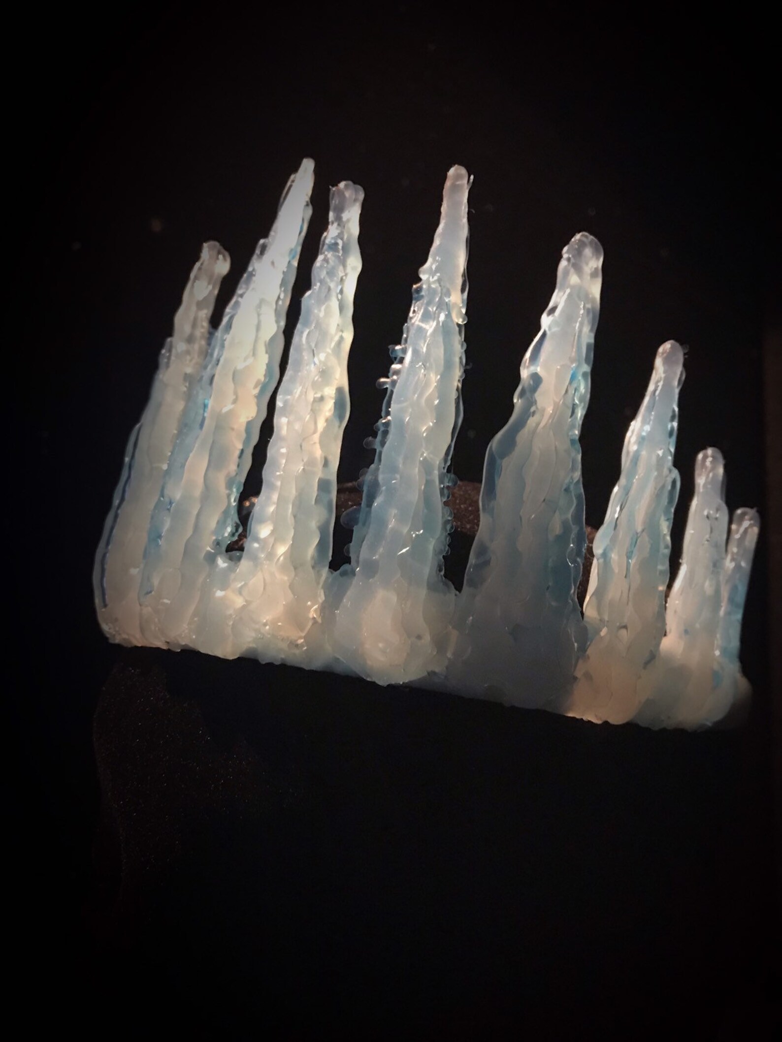 Blue Ice Crown Blue Ice Queen Crown Blue Ice King Crown - Etsy