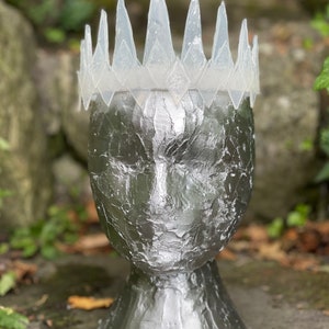 Ice Crown Headdress, Ice Queen Crown Headdress, Ice King Crown ...