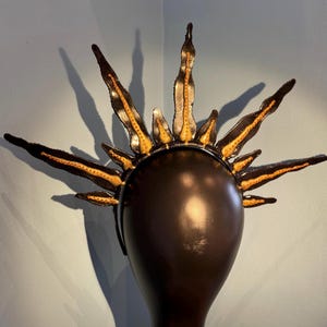 Firebird Sun Halo Headdress: Swarovski Crystal Plastic Sunray Crown - Etsy